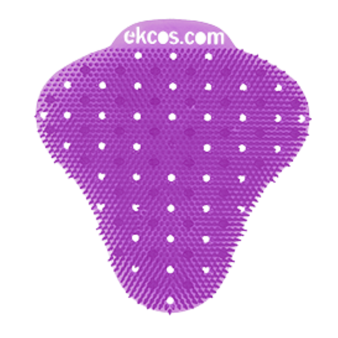 Purple Berry Urinal Screens, Lasts 60 Days – Price Group Corp