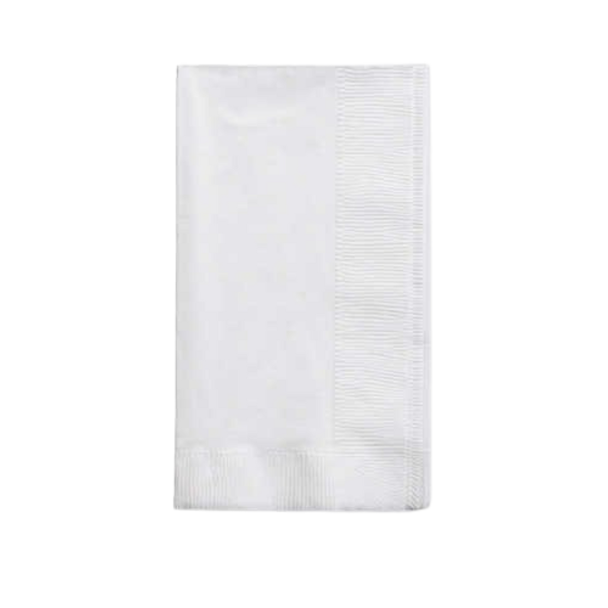 1 ply White Embossed Dinner Napkins – Price Group Corp