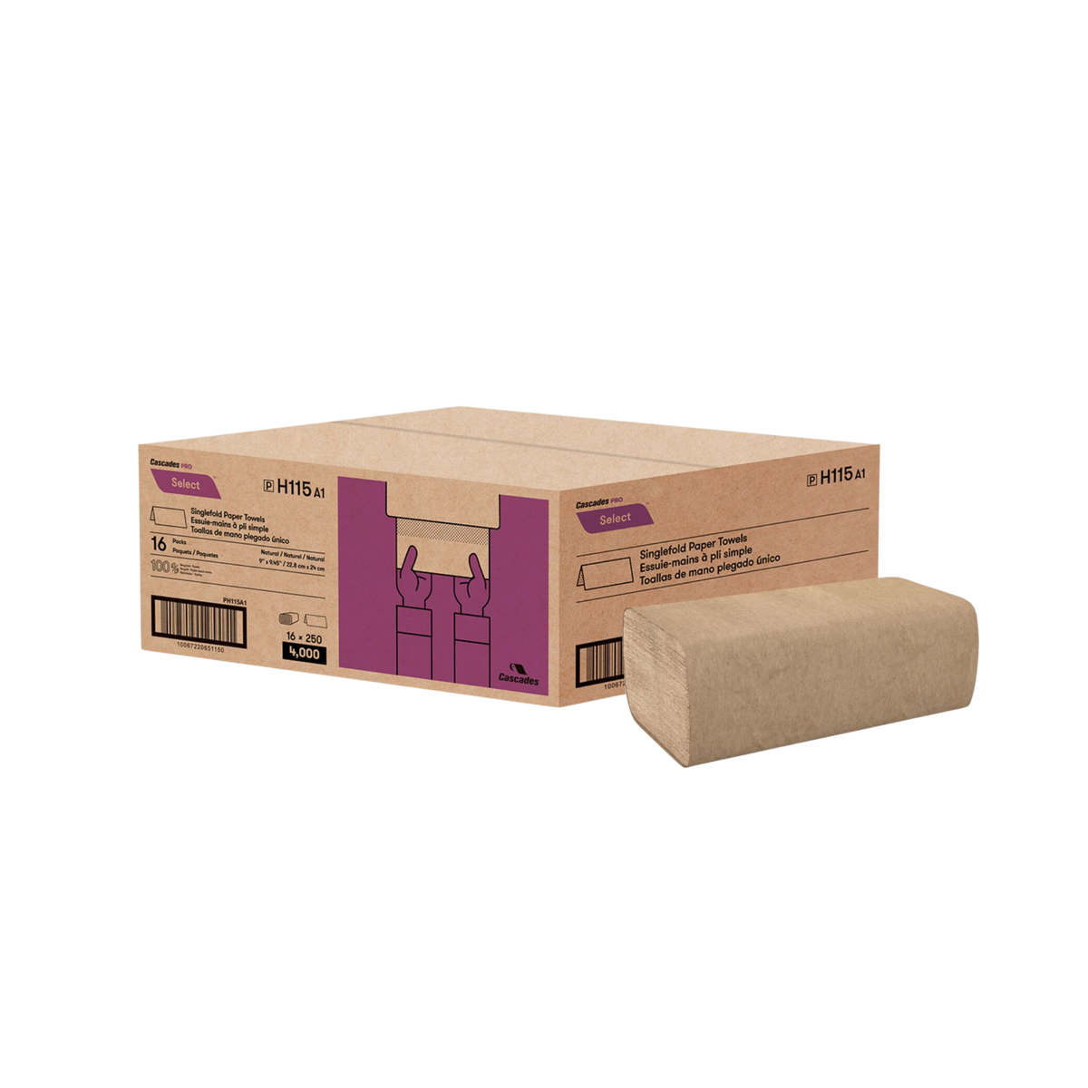 Singlefold Kraft Hand Towel Sheets – Price Group Corp