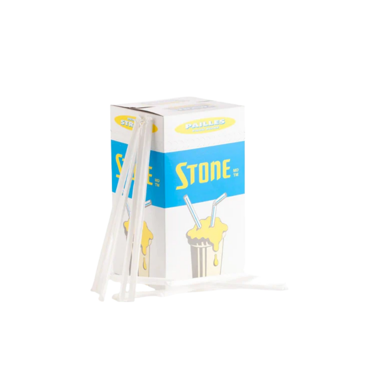 8" Individually Wrapped White Plastic Straws – Price Group Corp